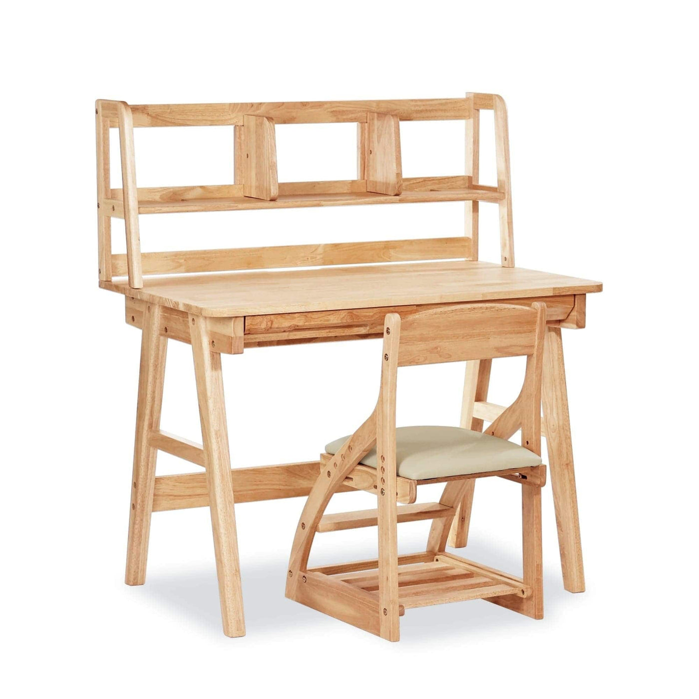The Full Little Scholar: Desk, Shelf & Chair Set