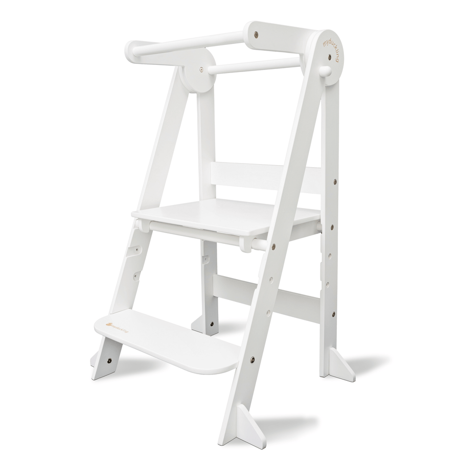 MILA Deluxe Folding Adjustable Learning Tower - My Duckling