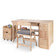 NALA Solid Wood Kids Study Desk & Chair Complete Set